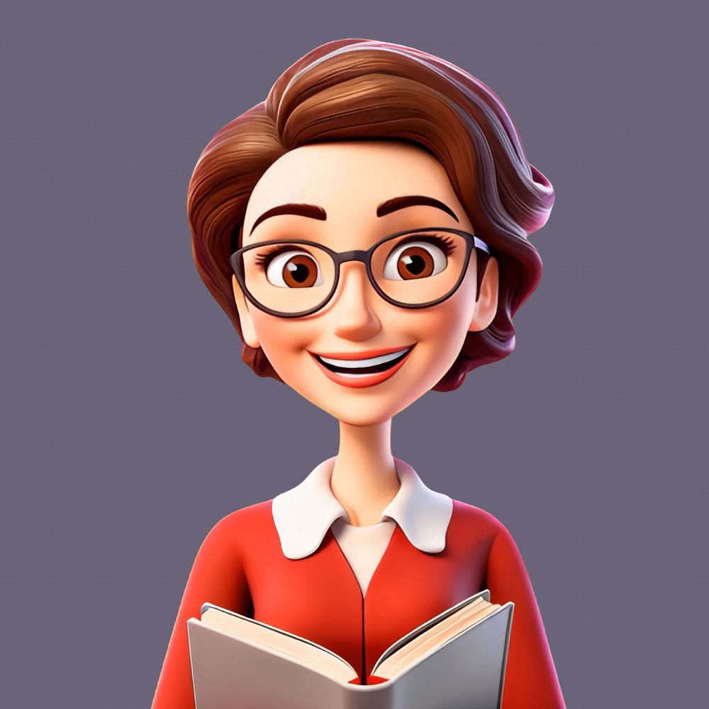 Animated librarian holding book animation | Free Transparent Video ...