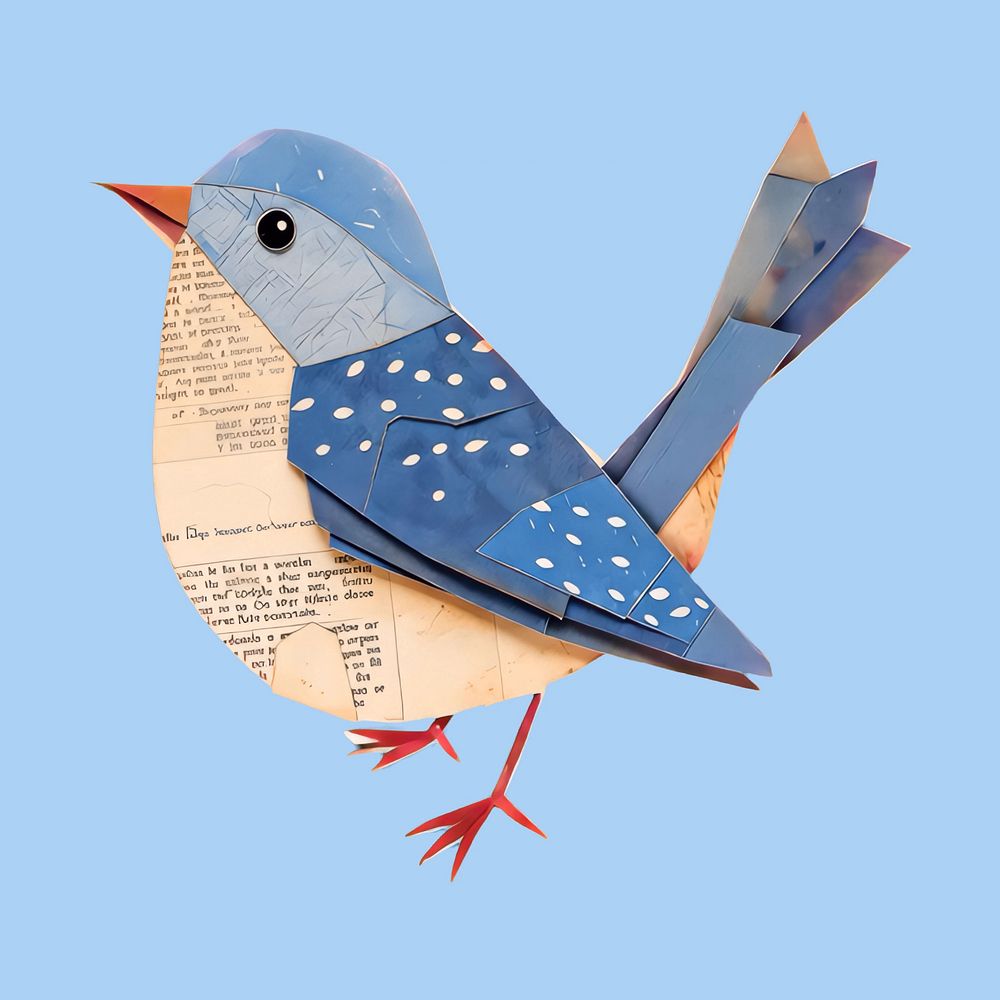 Colorful paper bird illustration animation | Free Transparent Video ...