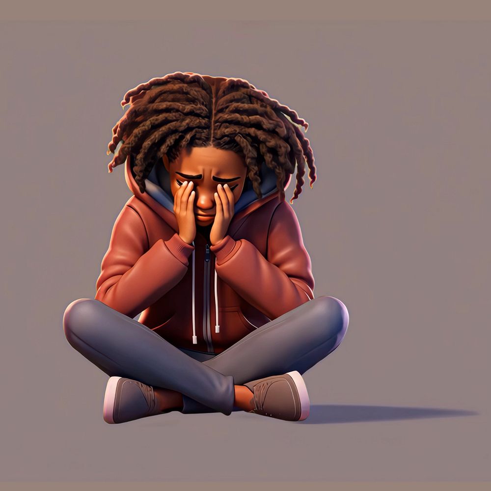 Animated character feeling sad animation | Free Transparent Video ...