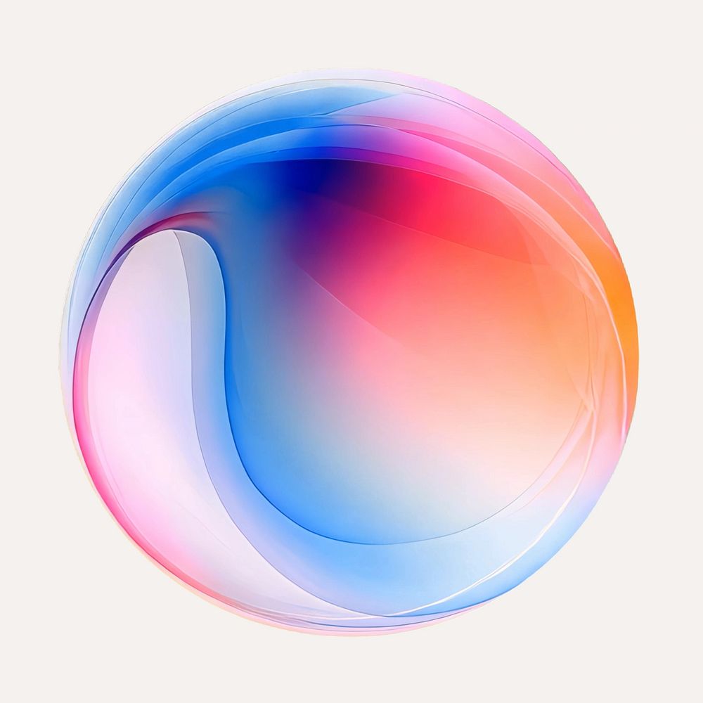 Colorful abstract swirling sphere animation | Free Transparent Video ...