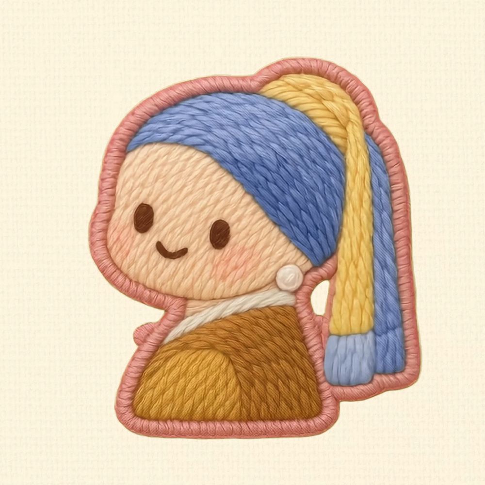 Girl pearl earring animation isolated | Free Transparent Video - rawpixel