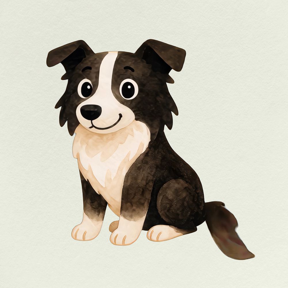 Adorable cartoon dog illustration animation | Free Transparent Video ...