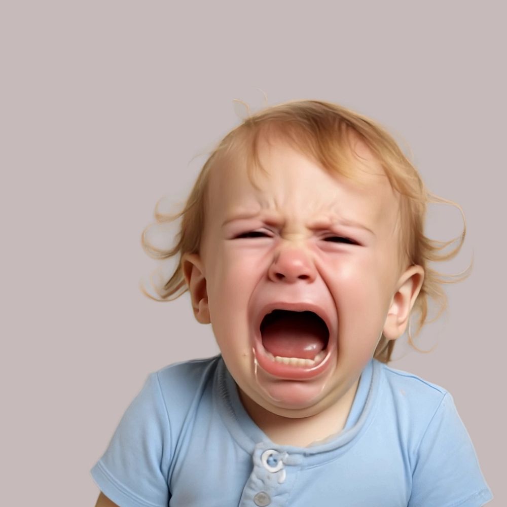 Crying toddler blue shirt animation | Free Transparent Video - rawpixel
