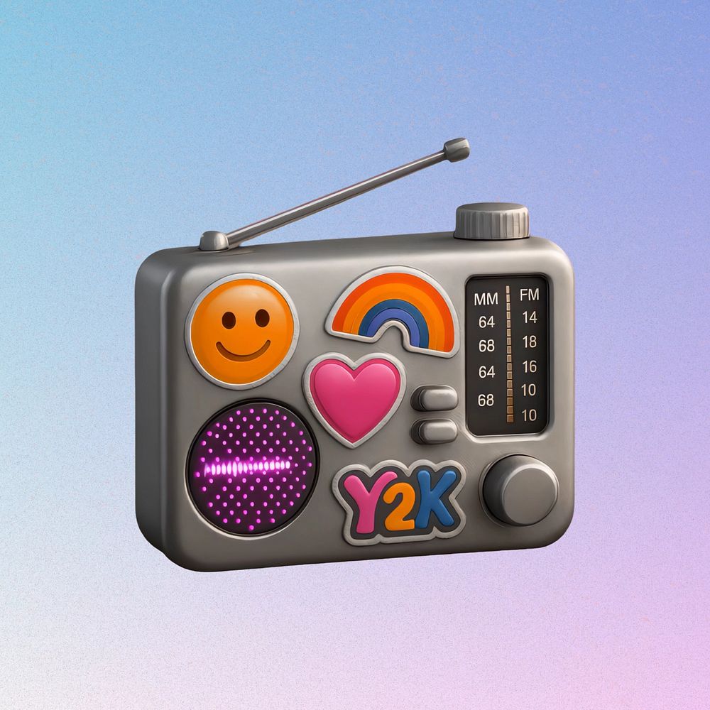 Retro radio colorful stickers animation | Free Transparent Video - rawpixel