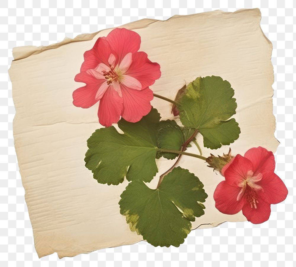 PNG Geranium ripped paper geranium | Free PNG - rawpixel