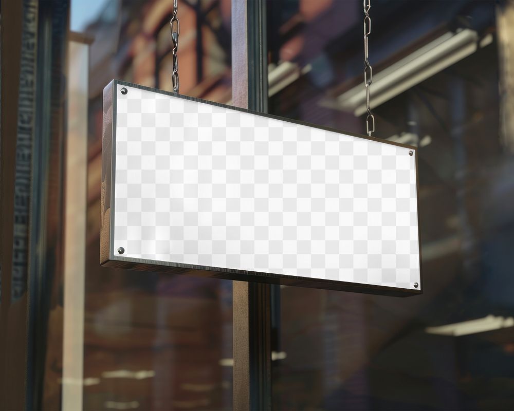 PNG hanging restaurant sign mockup, | Free PNG - rawpixel