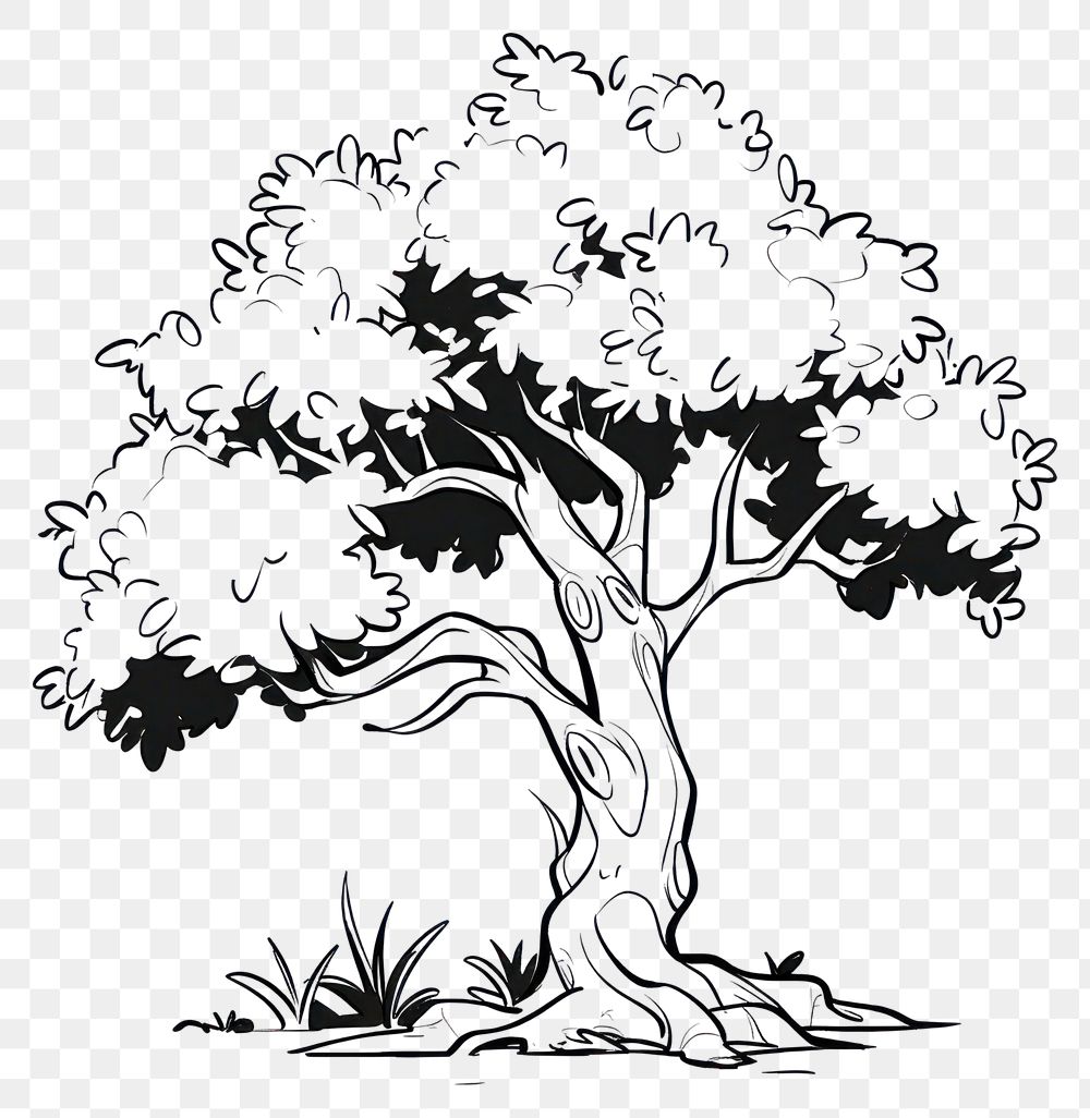 Bonsai Tree Outline PNG Images | Free Photos, PNG Stickers, Wallpapers ...