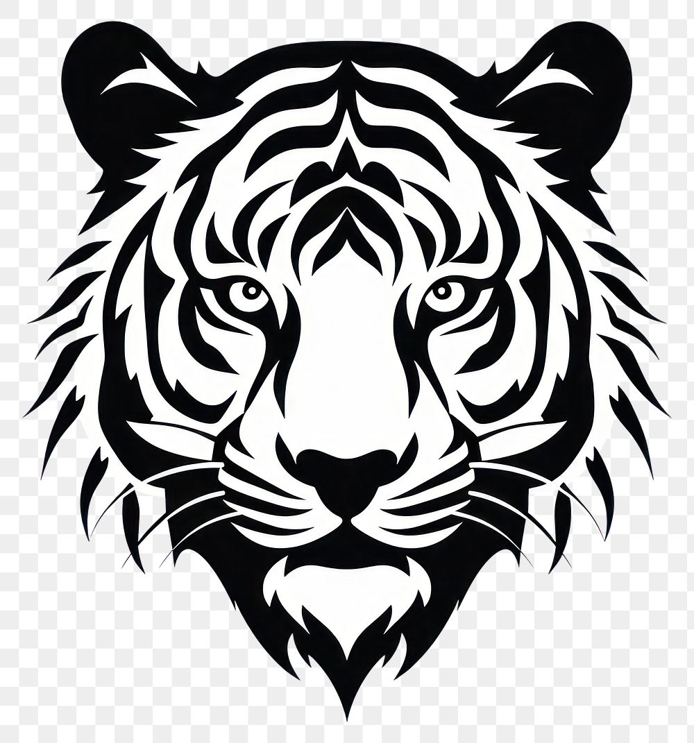 PNG Tiger silhouette wildlife stencil | Premium PNG - rawpixel