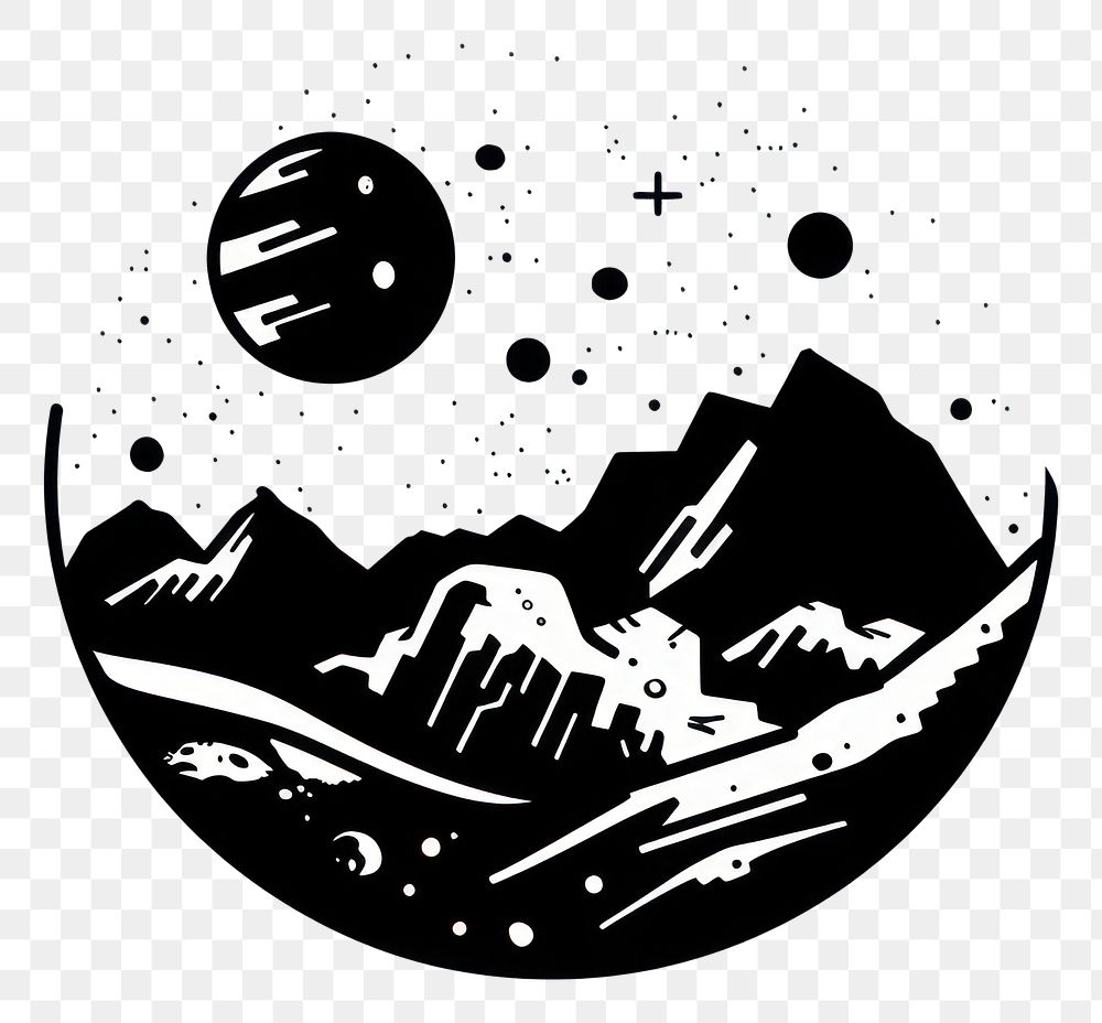 PNG Mars tattoo flat illustration | Free PNG - rawpixel