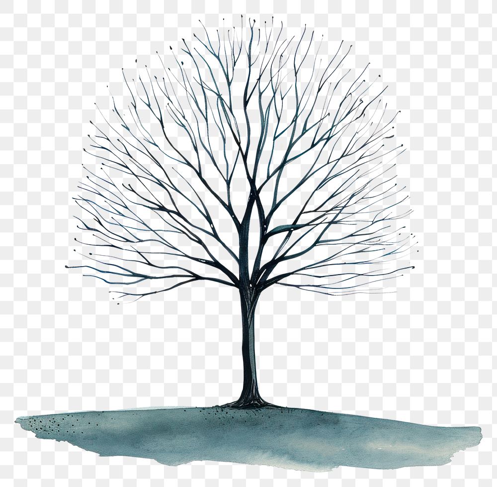 PNG Tree art illustrated drawing. | Free PNG - rawpixel