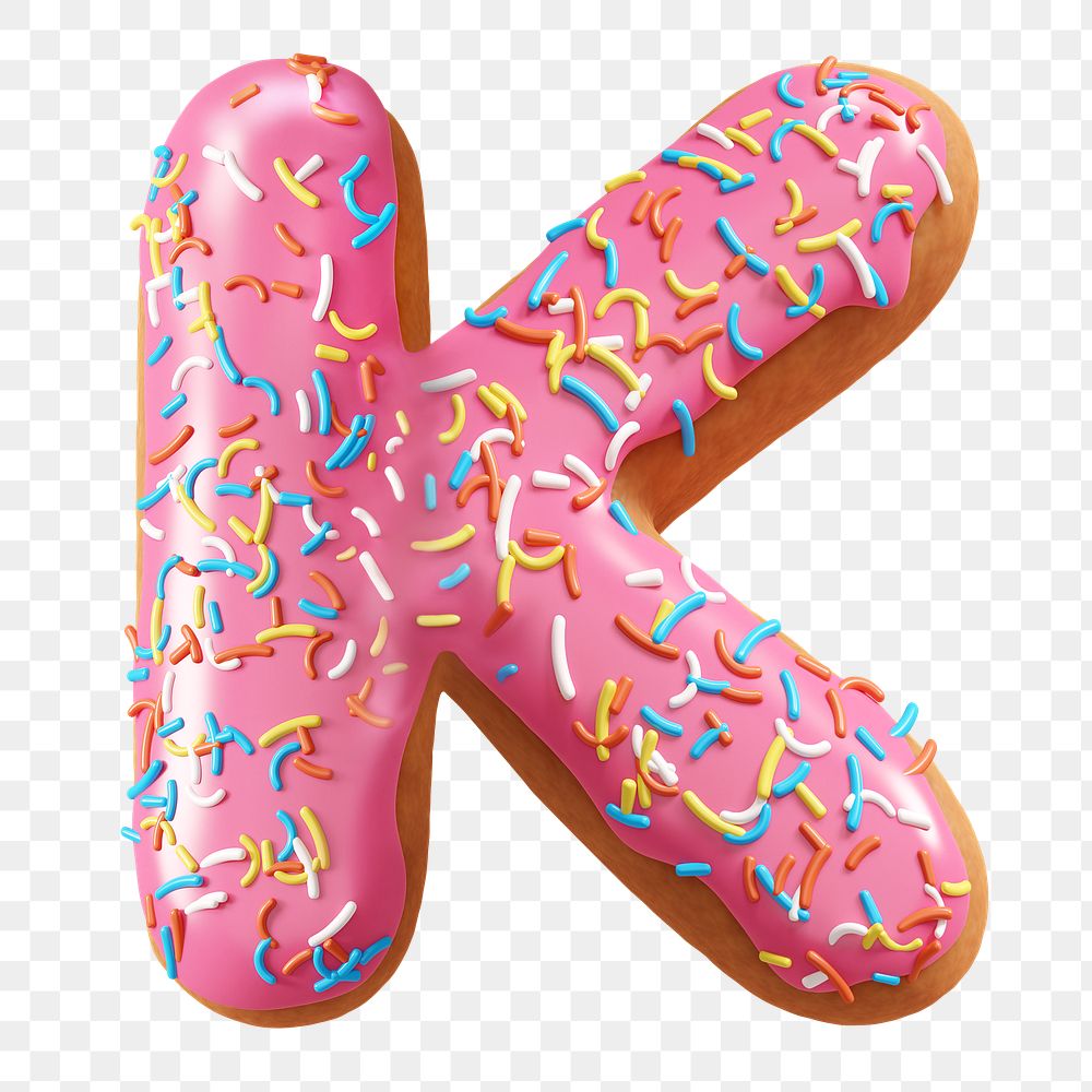 3d Letter Donat A PNG Images | Free Photos, PNG Stickers, Wallpapers ...