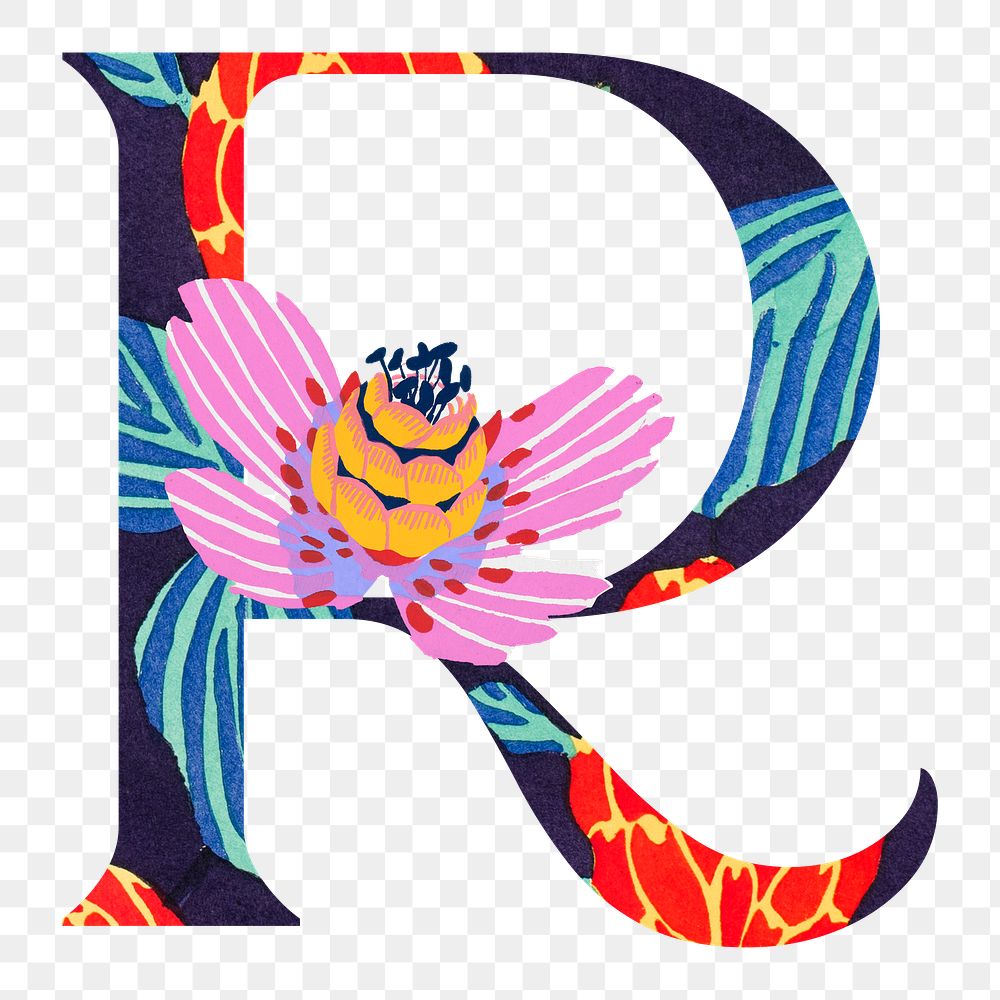 Letter R PNG Seguy Papillons | Free PNG - rawpixel