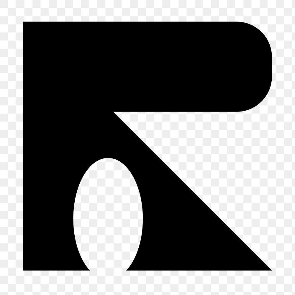 Letter R png abstract shaped | Free PNG - rawpixel