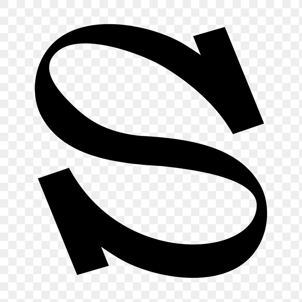 Letter S png abstract shaped | Free PNG - rawpixel