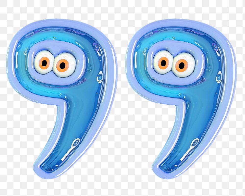 Quotation marks sign png character, | Free PNG - rawpixel