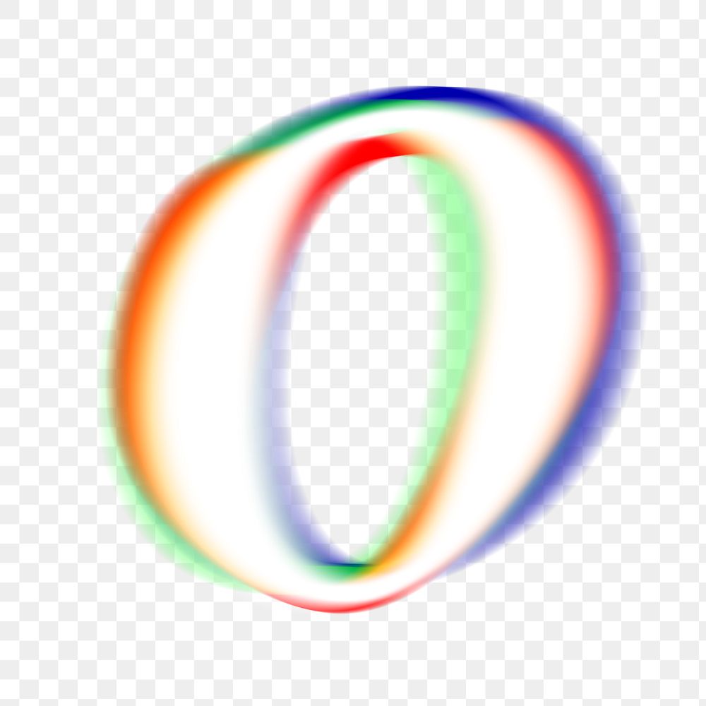 Letter o png offset color | Free PNG - rawpixel