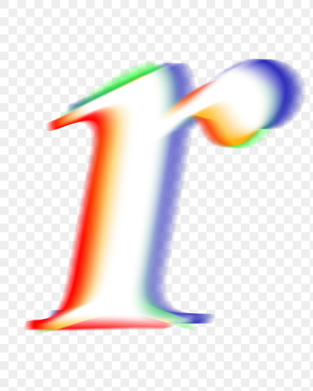 Letter r png offset color | Free PNG - rawpixel