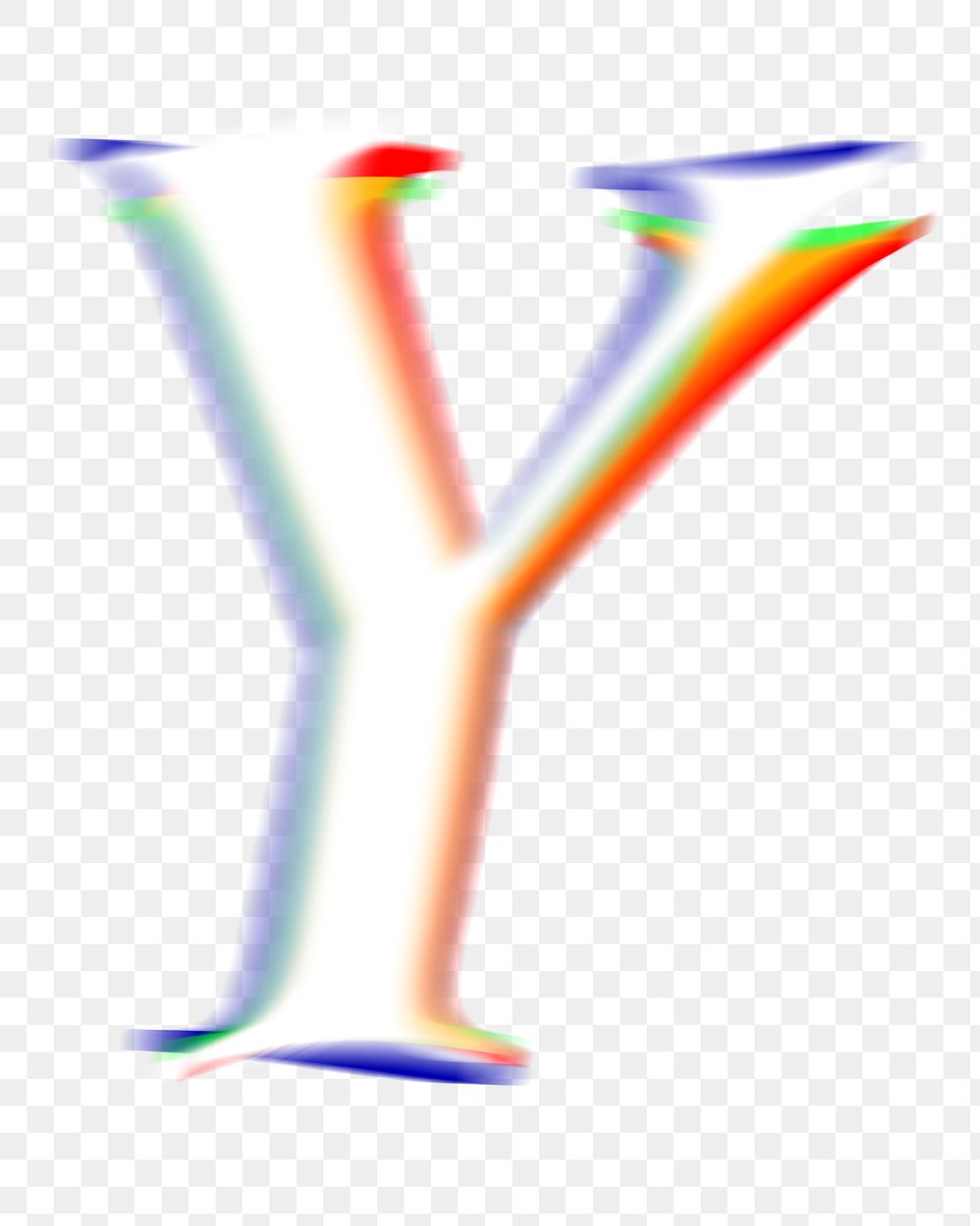 Letter Y png offset color | Free PNG - rawpixel