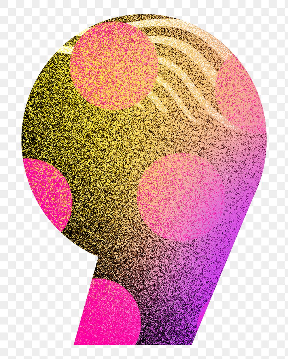 Comma sign png funky abstract | Free PNG - rawpixel