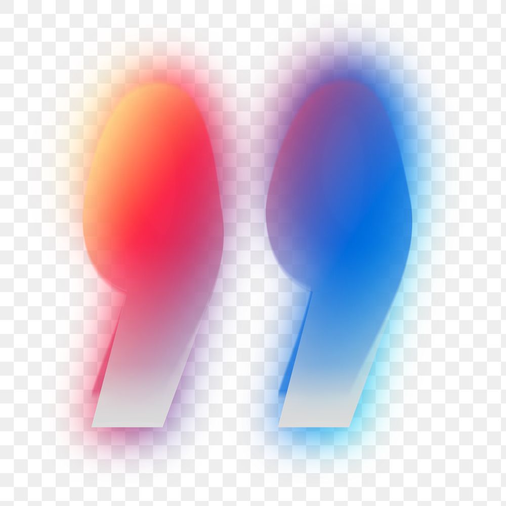 Quotation mark png offset color | Free PNG - rawpixel