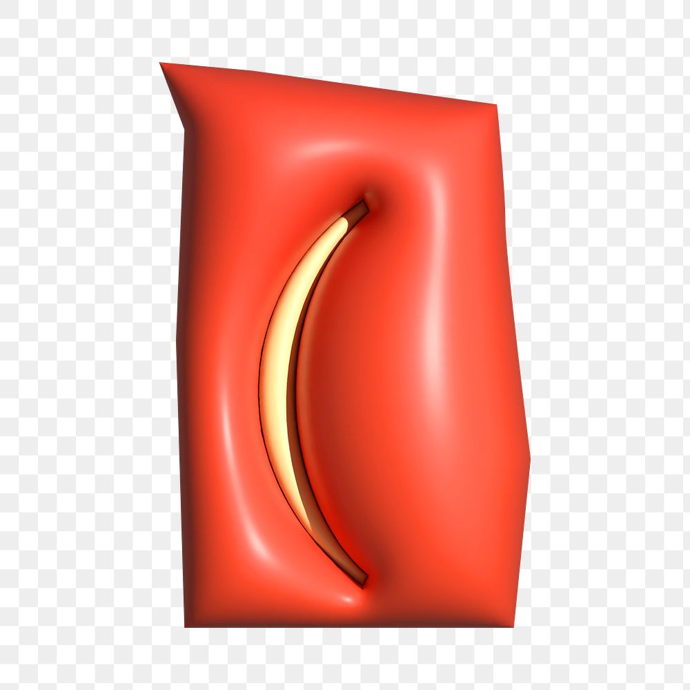 Parentheses sign png 3D alphabets | Free PNG - rawpixel