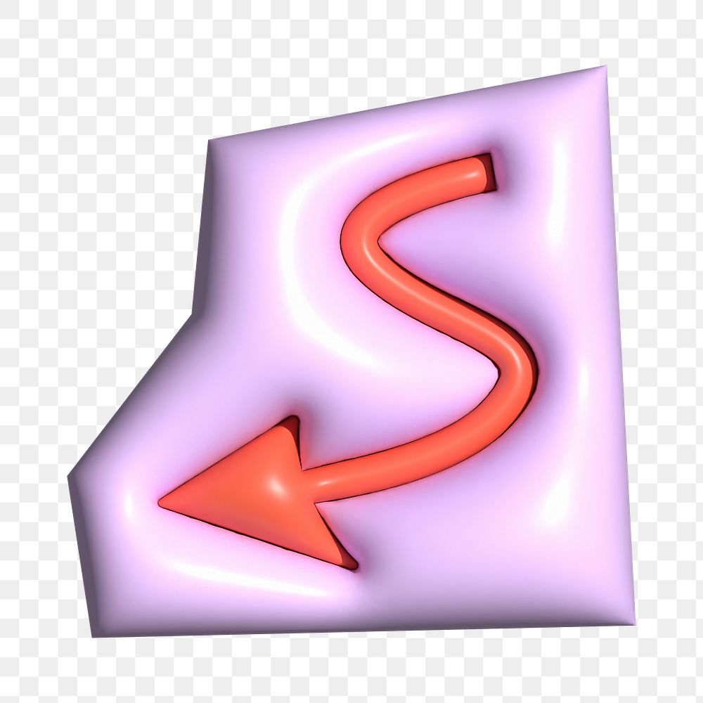 Arrow png 3D shape illustration | Premium PNG - rawpixel