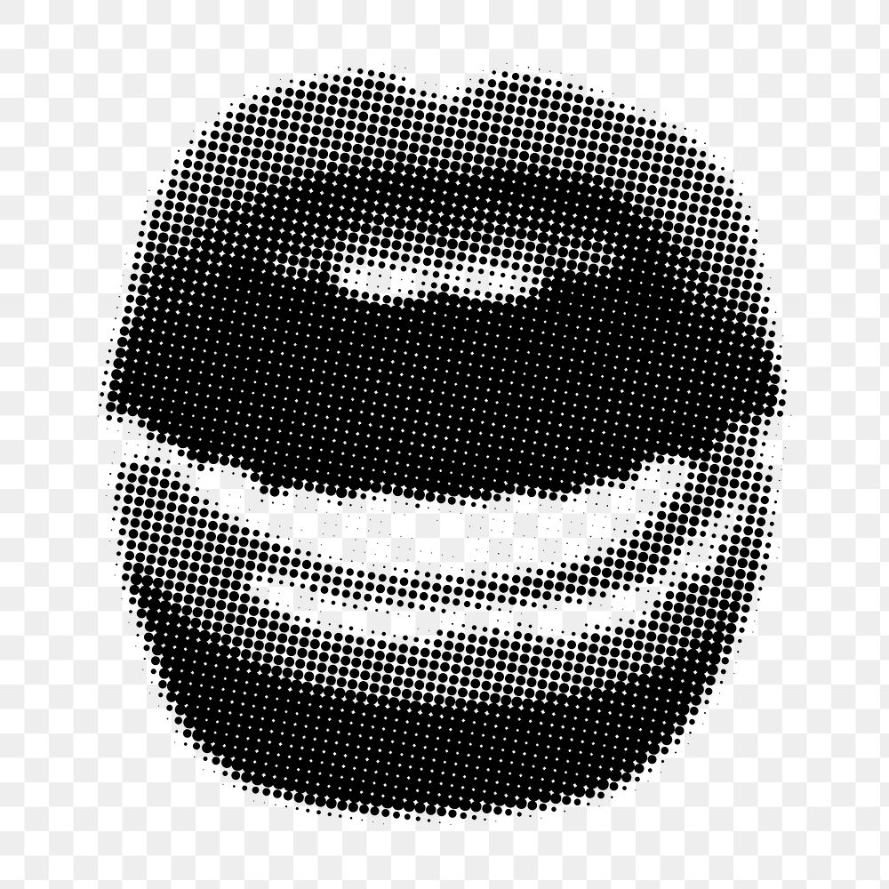 PNG Lips halftone design, transparent | Premium PNG - rawpixel