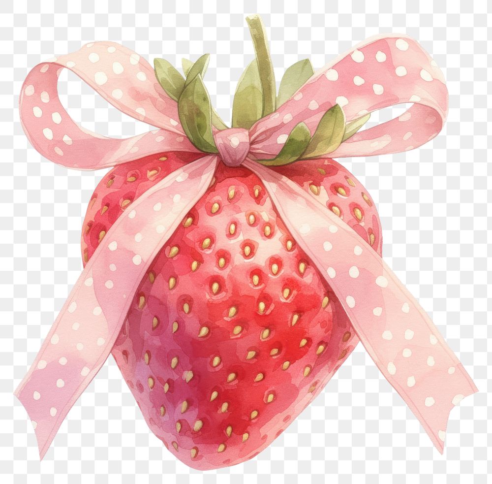 PNG Coquette strawberry produce diaper | Free PNG - rawpixel