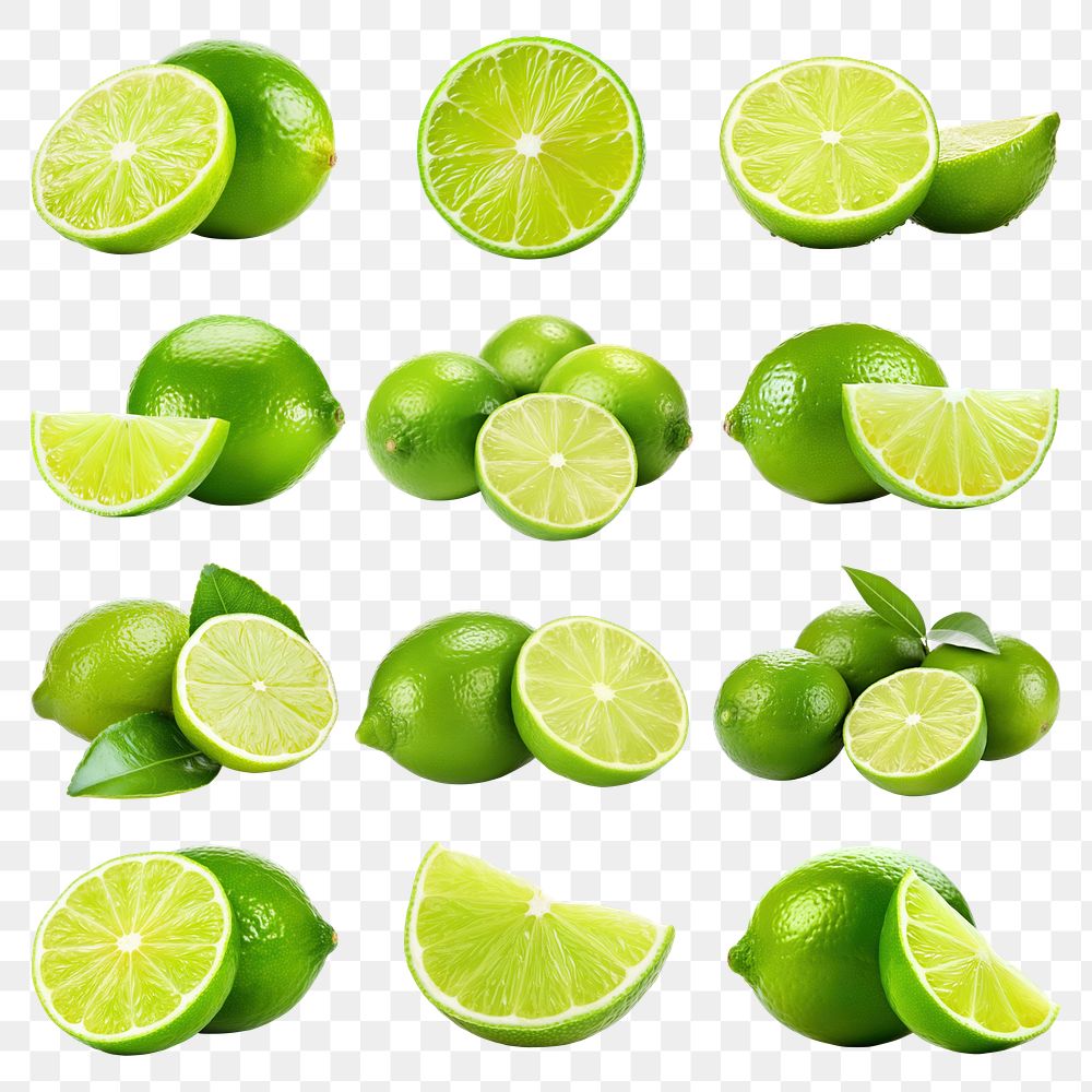 Lime png element set, transparent | Premium PNG - rawpixel