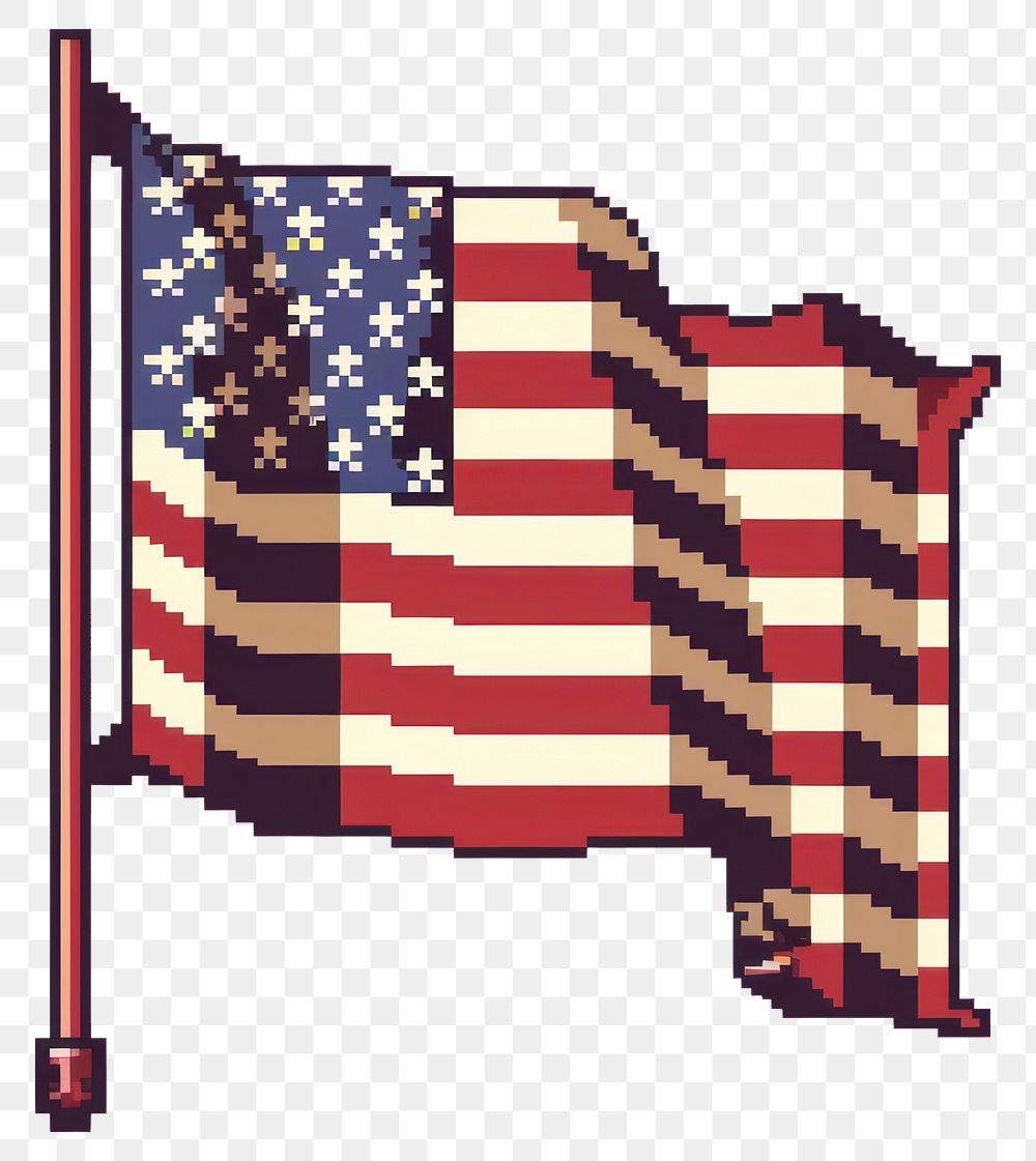 PNG America flag pixel blackboard | Free PNG - rawpixel