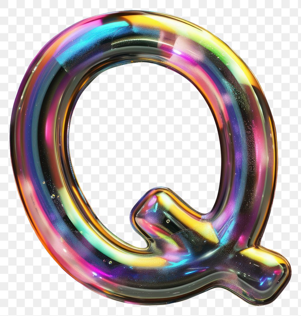 PNG Letter Q foil aluminium | Free PNG - rawpixel