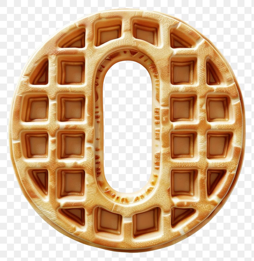 PNG Letter O waffle confectionery | Free PNG - rawpixel