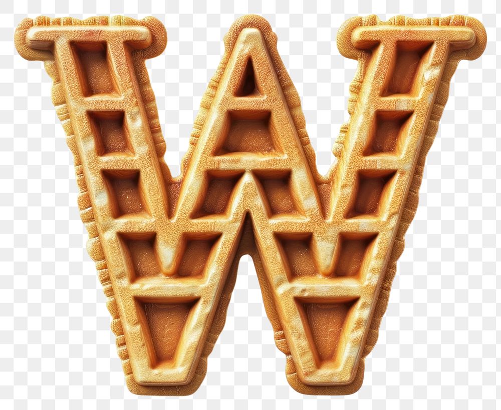 PNG Letter W waffle symbol | Free PNG - rawpixel