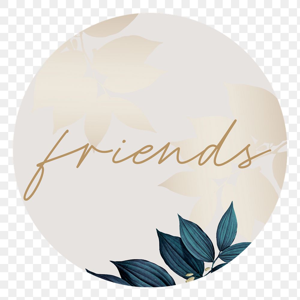 PNG botanical friends Instagram story | Free PNG - rawpixel