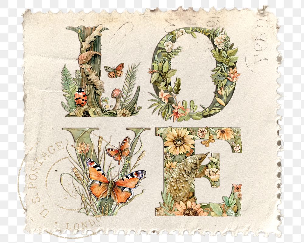 Love word sticker png element | Premium PNG - rawpixel