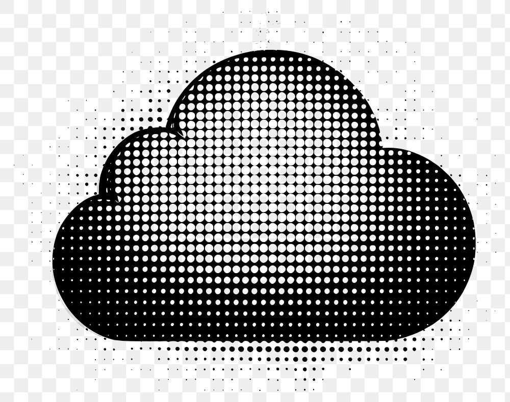 PNG Cloud icon art illustrated | Free PNG - rawpixel