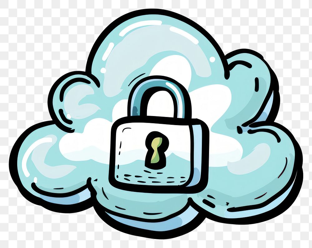 PNG Cloud and lock icon | Free PNG - rawpixel