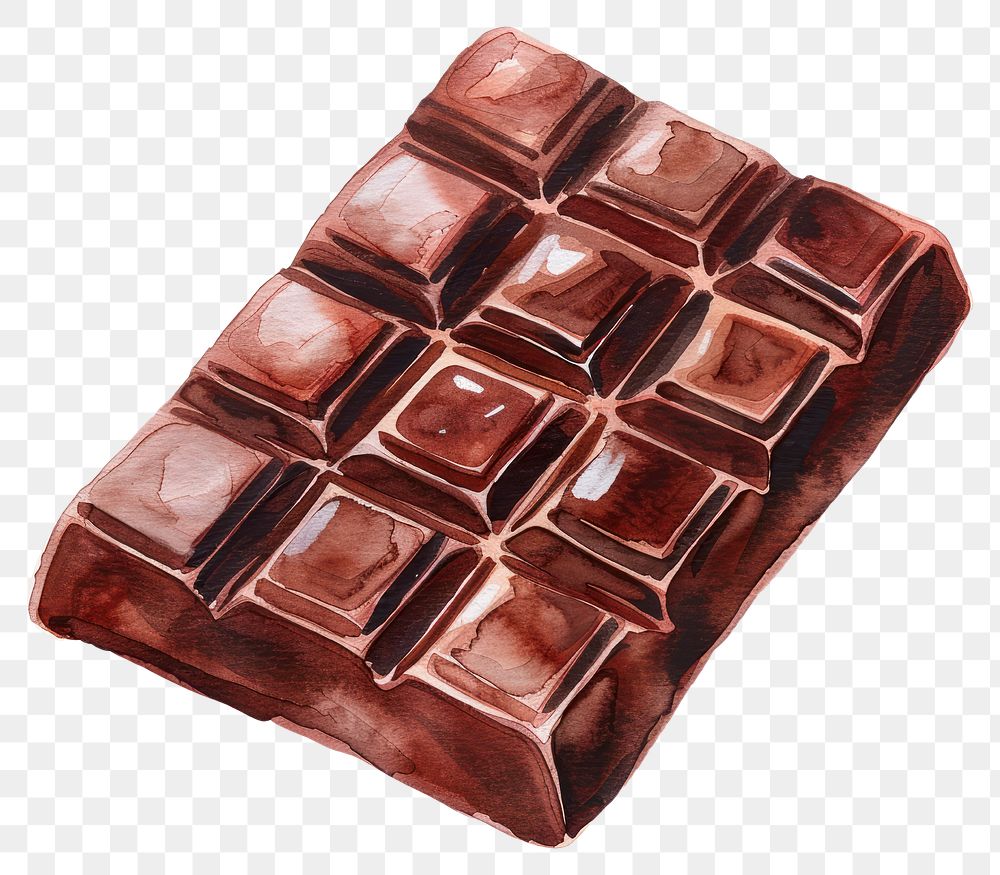 PNG Delicious chocolate bar illustration | Free PNG - rawpixel