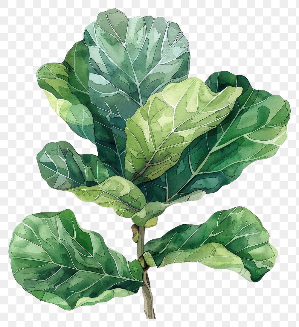 PNG Fiddle leaf fig vegetable | Free PNG - rawpixel