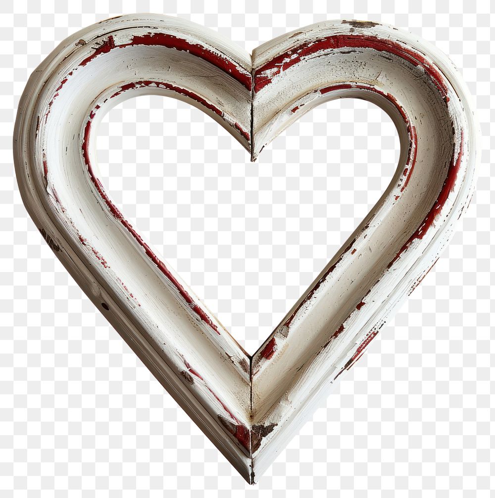 Rustic wooden heart frame decor | Premium PNG - rawpixel