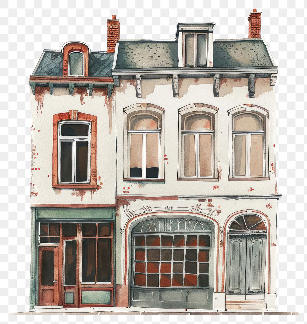 PNG Charming vintage storefront illustration | Premium PNG - rawpixel