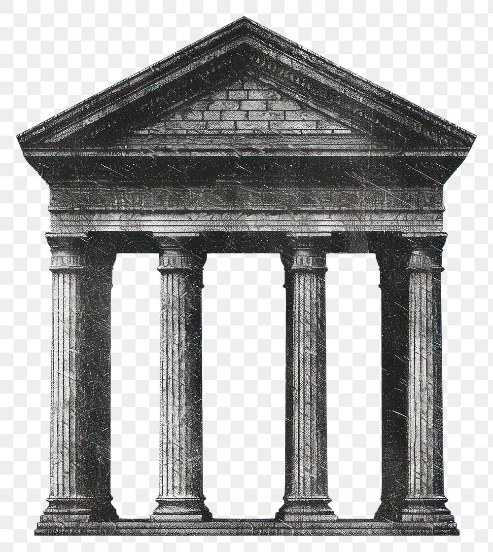 PNG Ancient Greek temple illustration | Premium PNG - rawpixel