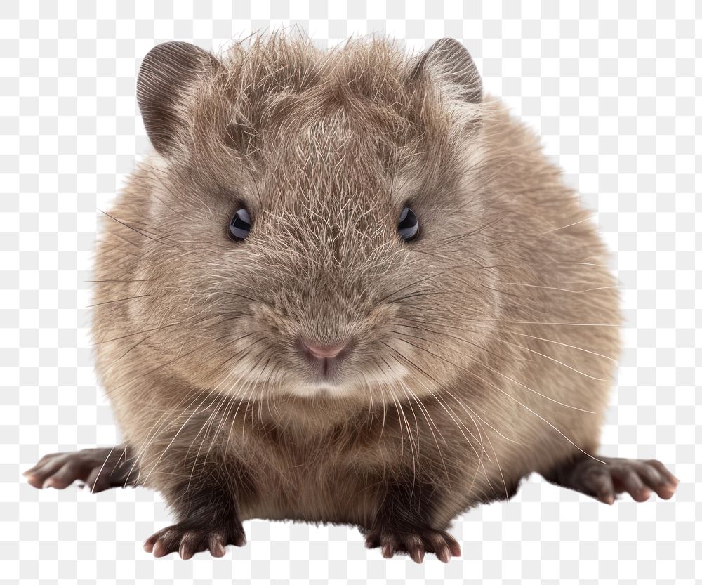PNG Adorable fluffy rodent white | Free PNG - rawpixel