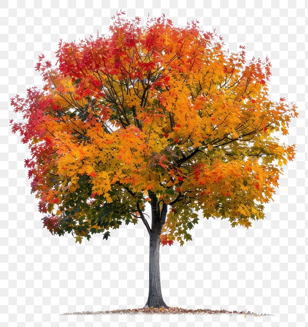 PNG Vibrant autumn tree colors | Free PNG - rawpixel