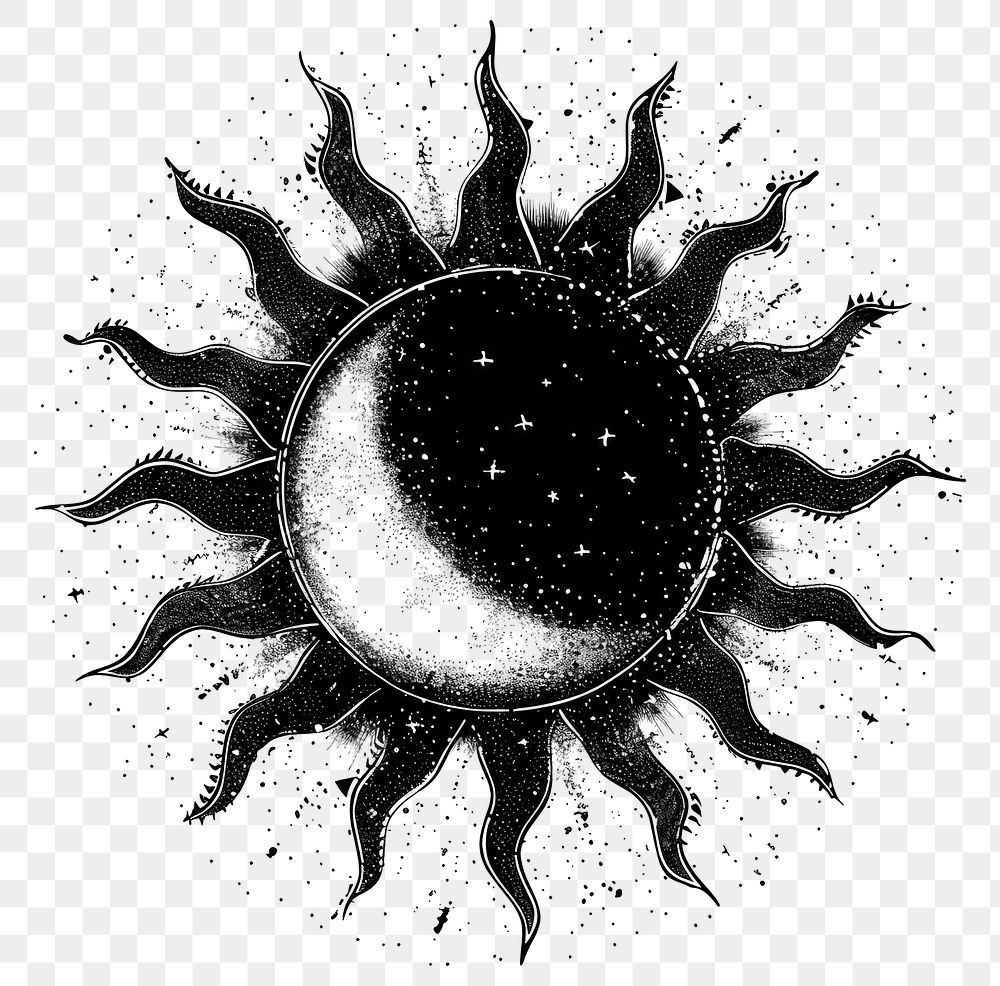 PNG Celestial sun moon illustration | Premium PNG - rawpixel