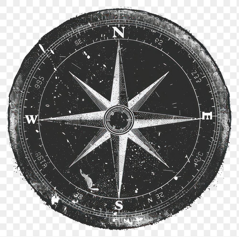 PNG Vintage nautical compass illustration | Free PNG - rawpixel