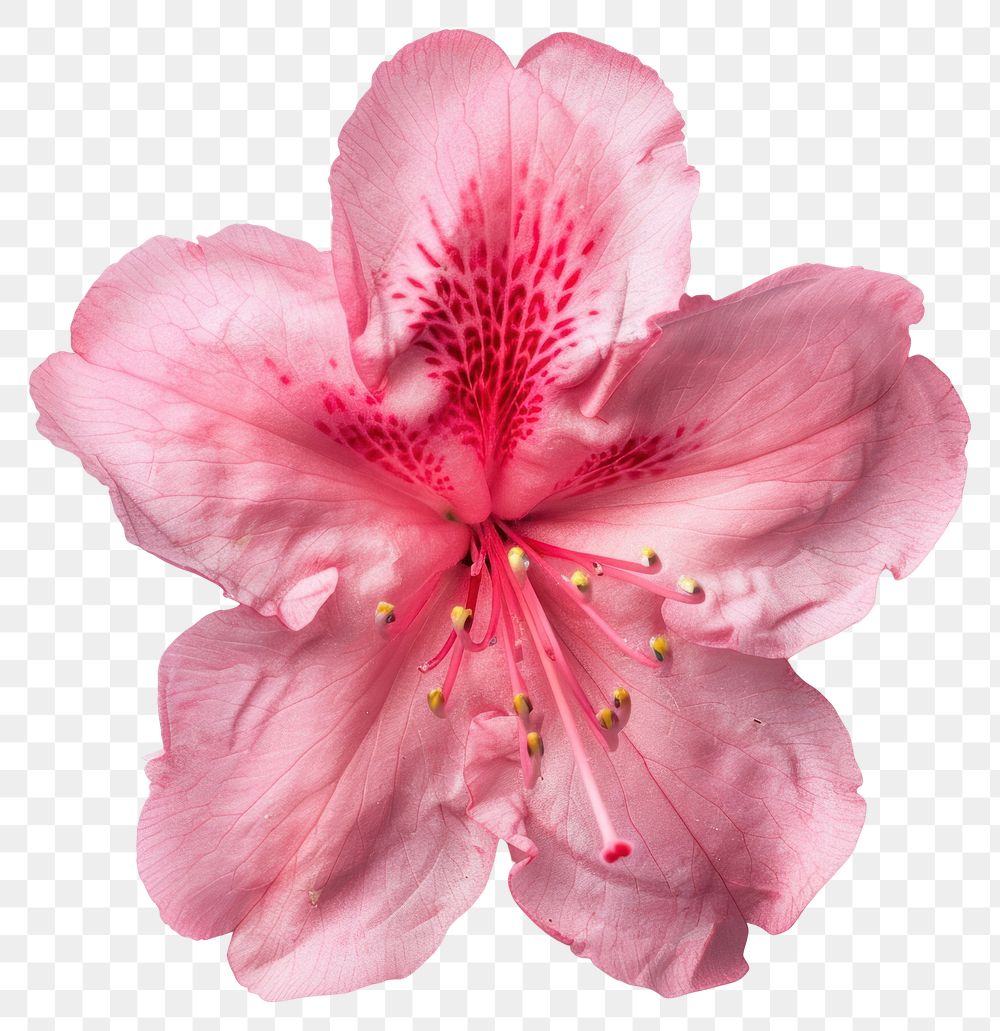PNG Vibrant pink azalea flower | Premium PNG - rawpixel