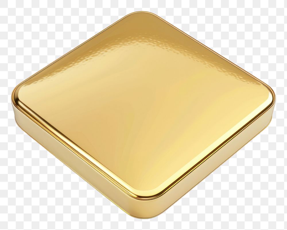 PNG Golden square tin box | Premium PNG - rawpixel