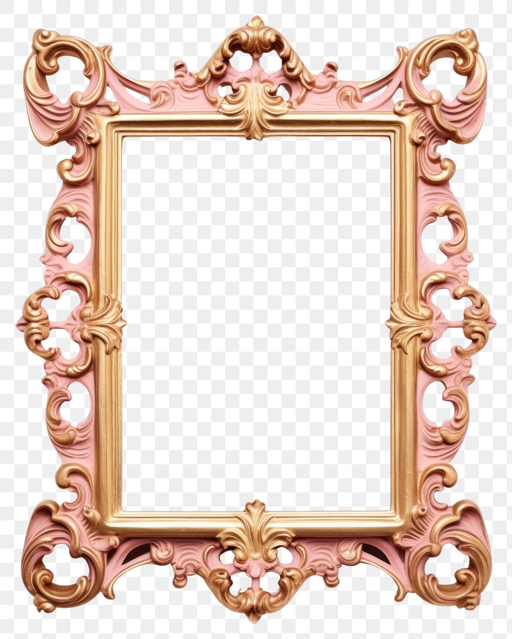 PNG Elegant ornate pink gold | Free PNG - rawpixel