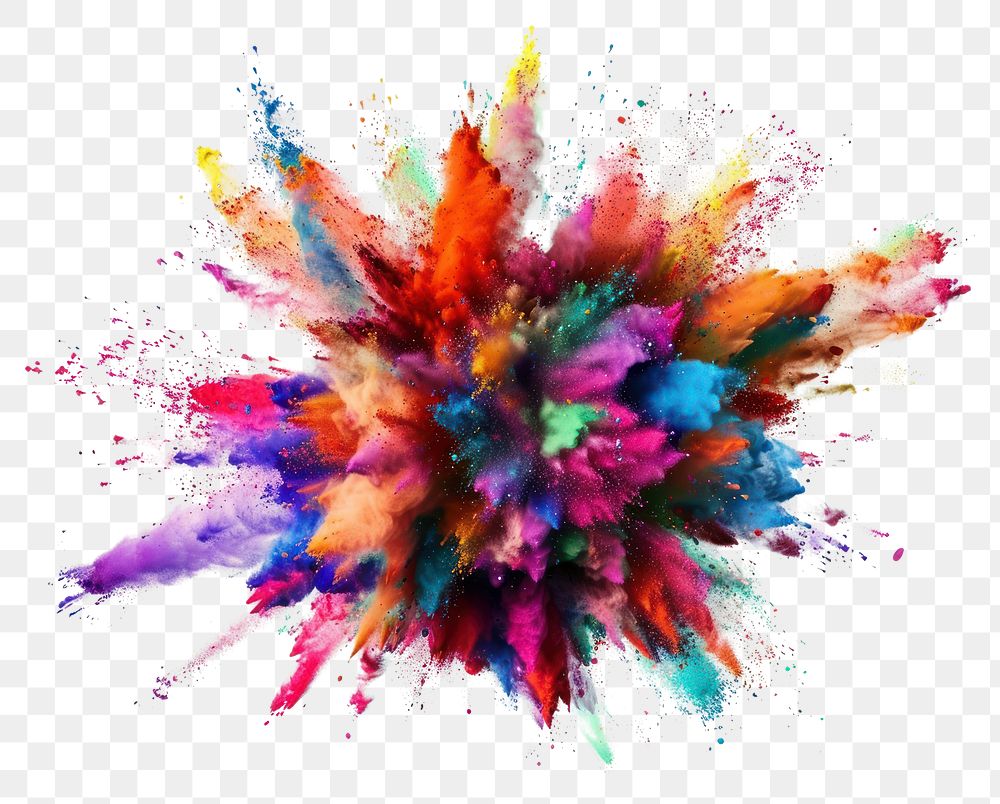 PNG Vibrant explosion colorful powder | Free PNG - rawpixel